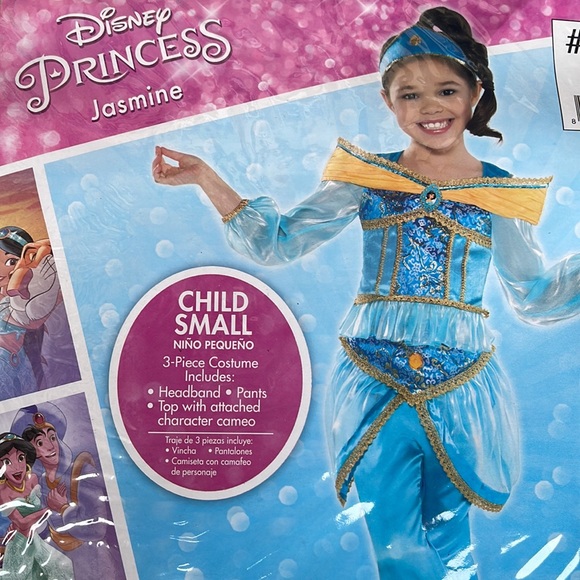 Disney | Costumes | Disney Princess Jasmine Kids Costume New Blowout ...